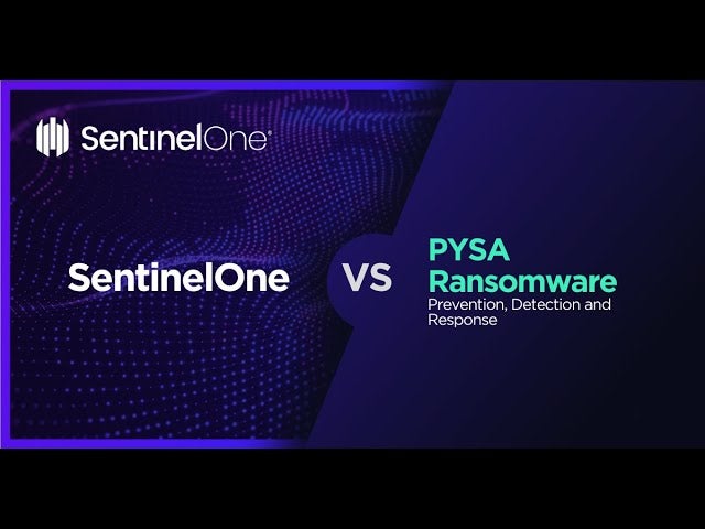 SentinelOne VS PYSA ransomware - Detection and Remediation | SentinelOne IT
