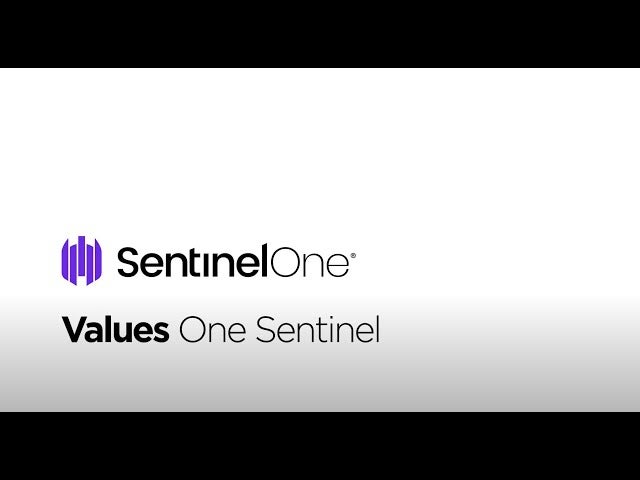SentinelOne Values OneSentinel | SentinelOne IT