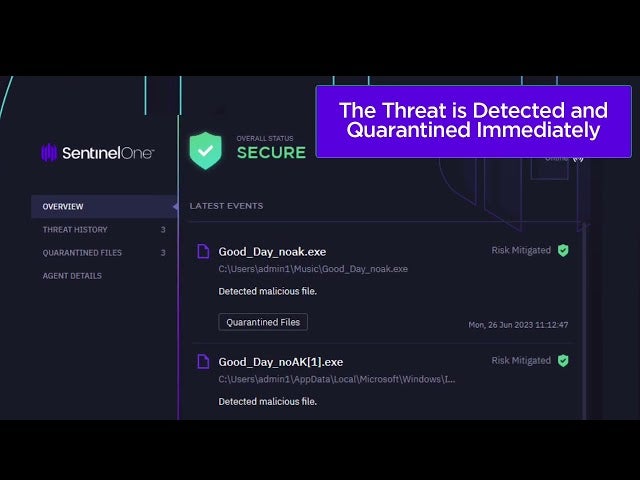 Ransomware Demo: SentinelOne vs. Good Day Ransomware - Prevention ...